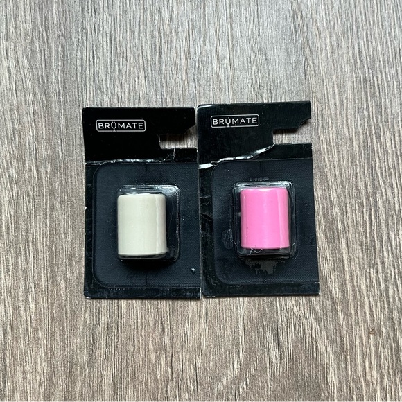BRUMATE | Other | Brumate Pink Tan Checker Straw Cover Topper X | Poshmark